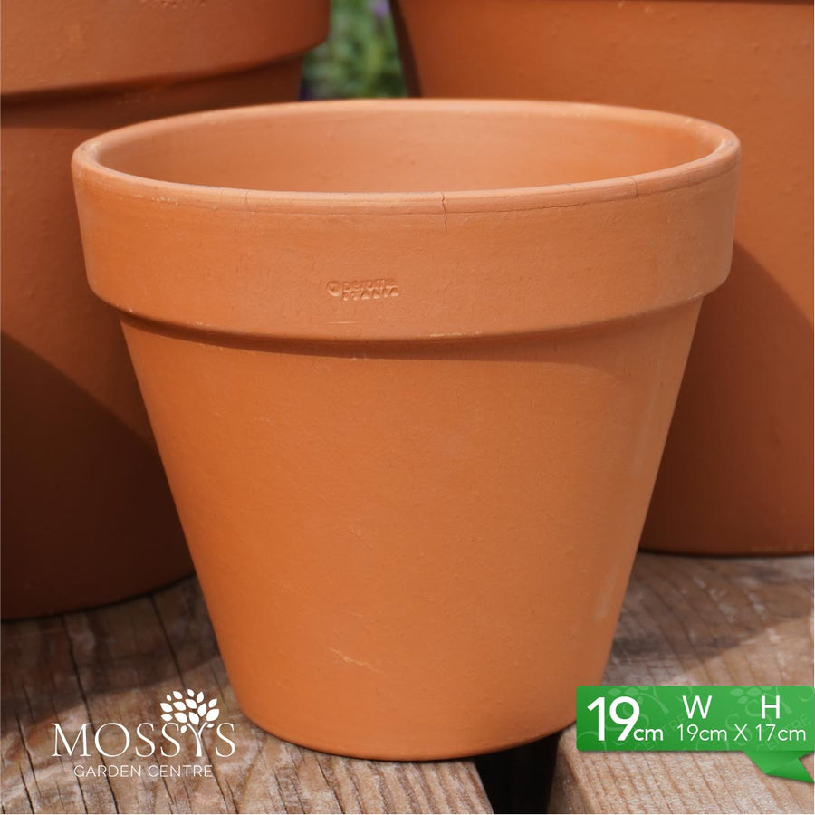 Terracotta Deroma Vaso Standard Classic Garden Pots – Mossys Garden Centre