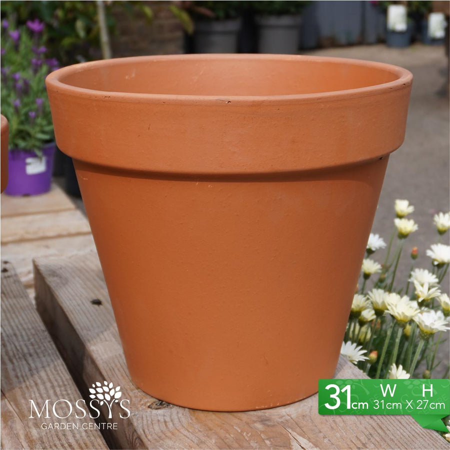 Terracotta Deroma Vaso Standard Classic Garden Pots – Mossys Garden Centre