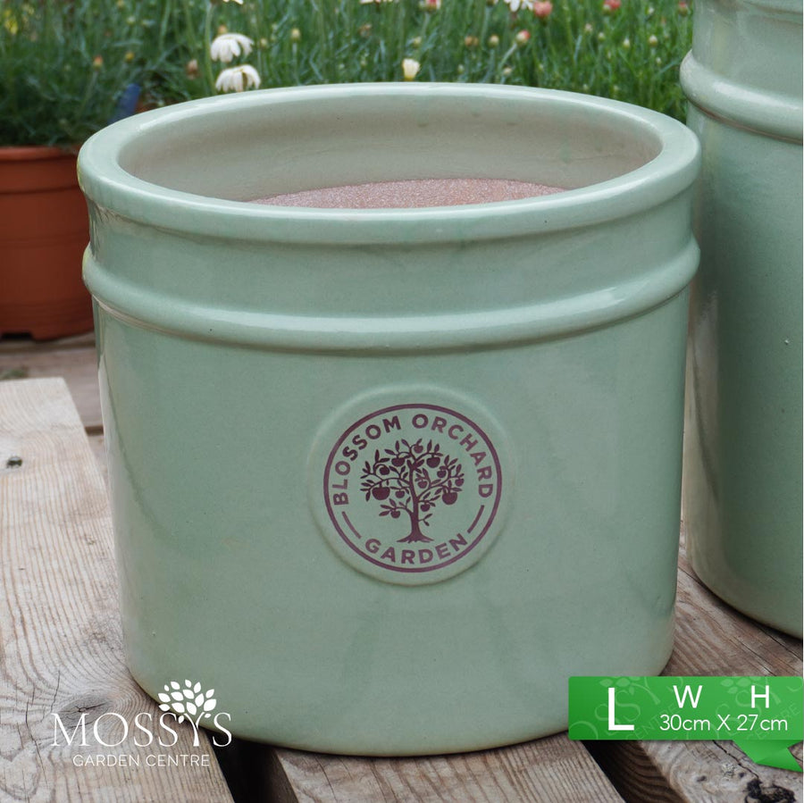 'Green' Heritage Style Blossom Orchard Frost Proof Cylinder Garden Pla ...